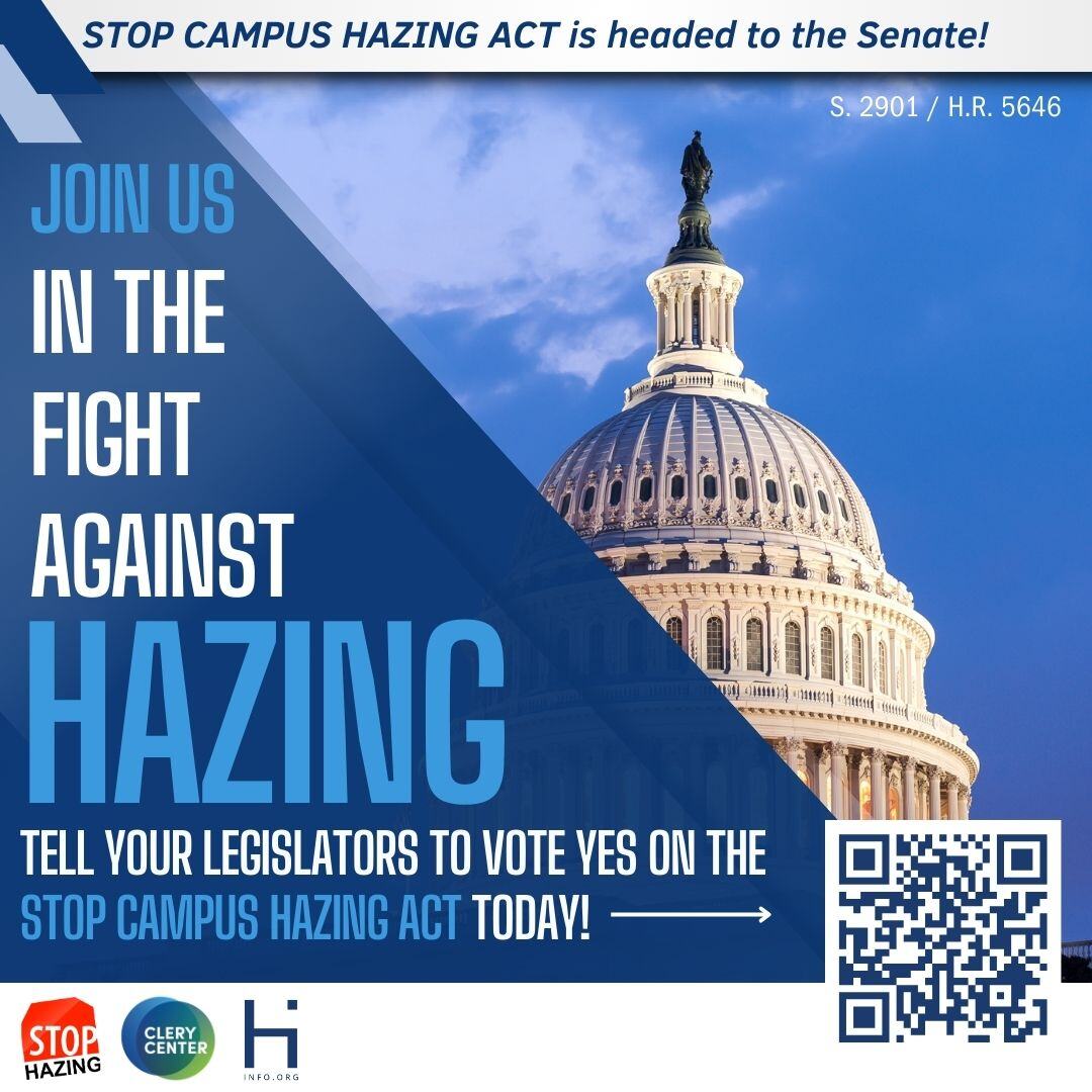 Stop Campus Hazing Act moves to Senate